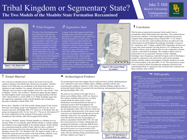 (PDF) Reevaluating Moabite State Models: Tribal Kingdom vs. Segmentary