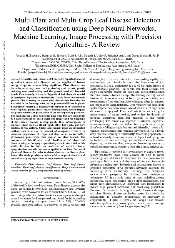 (PDF) Multi-Plant and Multi-Crop Leaf Disease Detection and ...