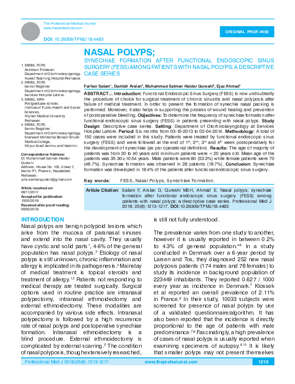 (PDF) Nasal Polyps