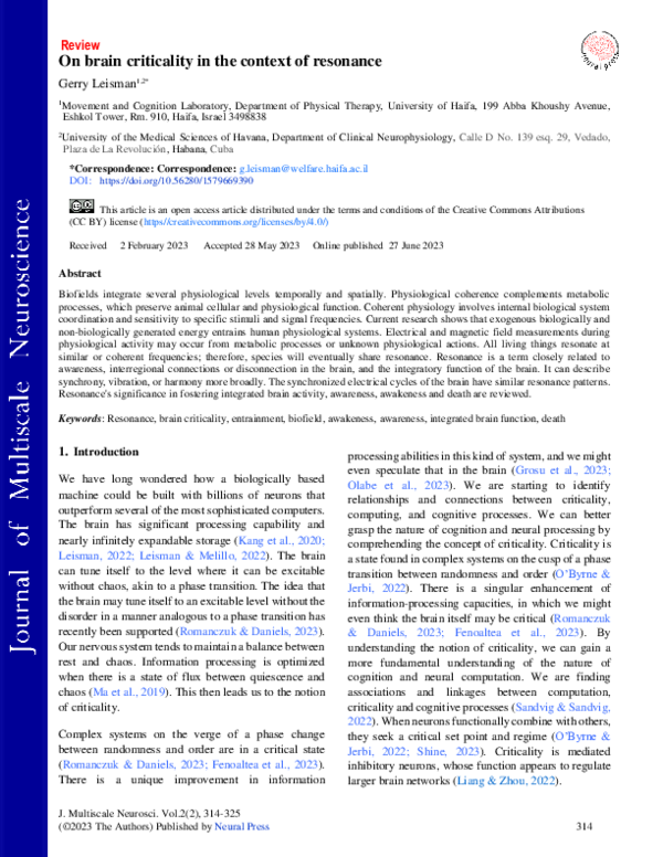 (PDF) Journal of Multiscale Neuroscience