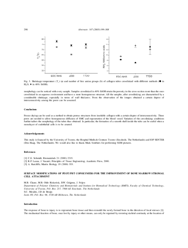 (PDF) Surface modifications of PEOT/PBT copolymers for the improvement ...