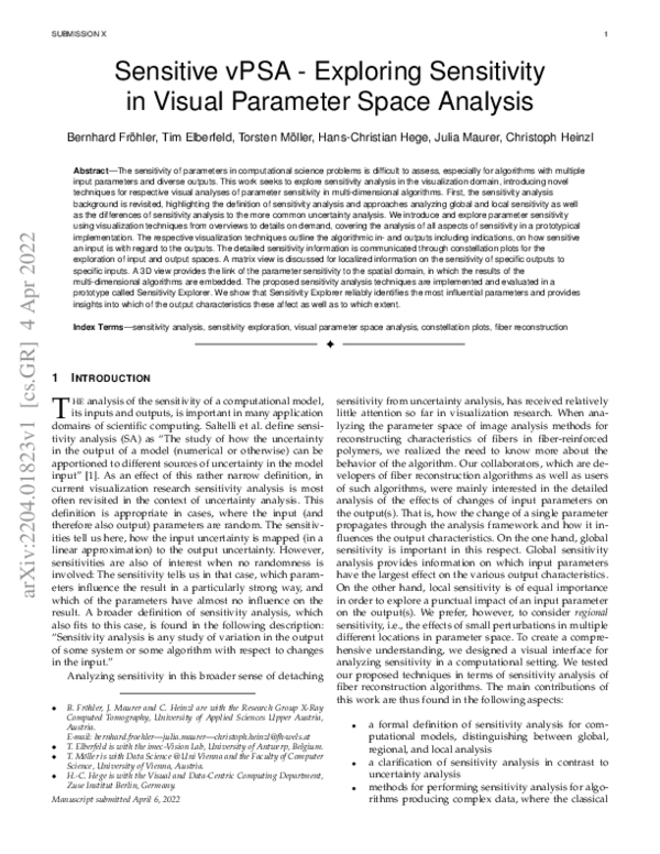 (PDF) Sensitive vPSA -- Exploring Sensitivity in Visual Parameter Space ...