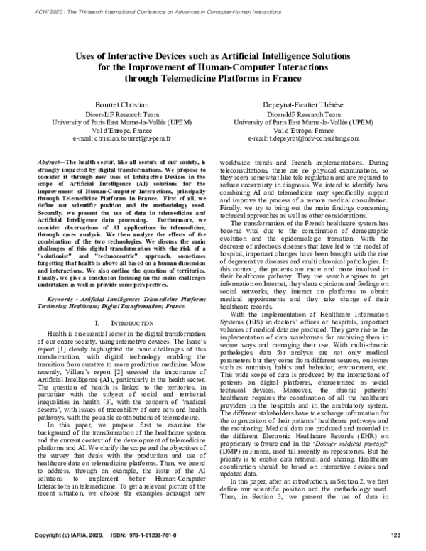 (PDF) Uses of Interactive Devices such as Artificial Intelligence ...