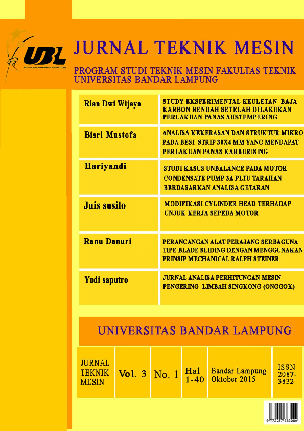 (PDF) Modifikasi Cylinder Head Terhadap Unjuk Kerja Sepeda Motor