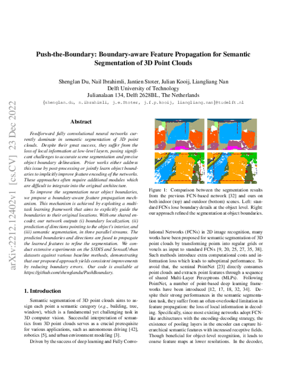 (PDF) Push-the-Boundary: Boundary-aware Feature Propagation for Semantic Segmentation of 3D ...