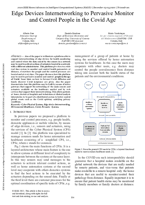 (PDF) Edge Devices Internetworking to Pervasive Monitor and Control ...
