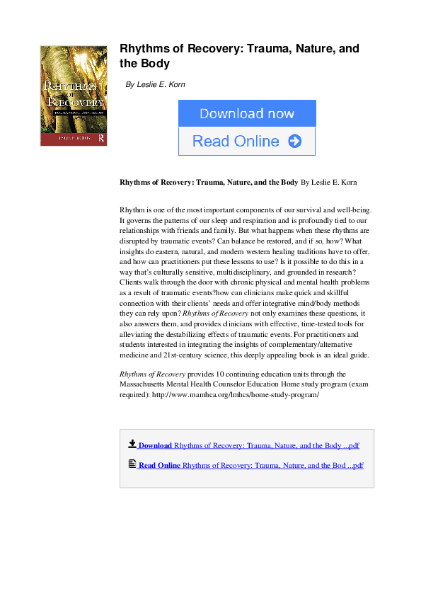 (PDF) Rhythms of Recovery: Trauma, Nature, and the Body