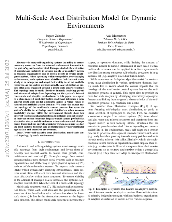 (PDF) Multi-Scale Asset Distribution Model for Dynamic Environments