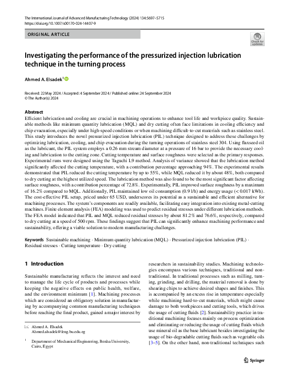 (PDF) Investigating the performance of the pressurized injection ...