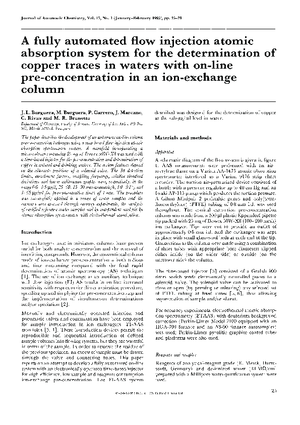 (PDF) A fully automated flow injection atomic absorption system for the ...