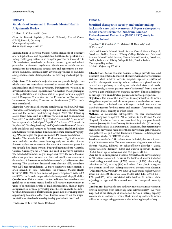 (PDF) Stratified therapeutic security and understanding backwards care ...
