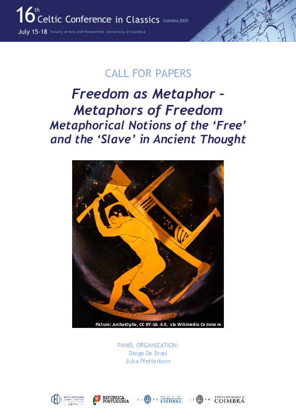 (PDF) CfP: Freedom as Metaphor - Metaphors of Freedom (CCC, Coimbra, 15 ...