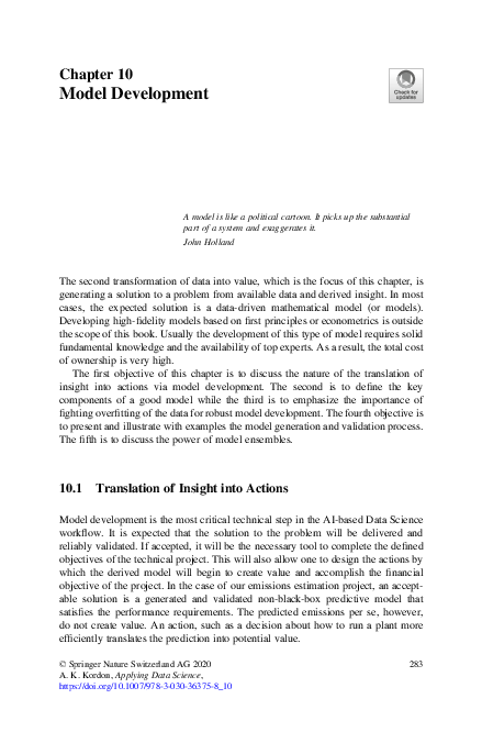 (PDF) Model Development