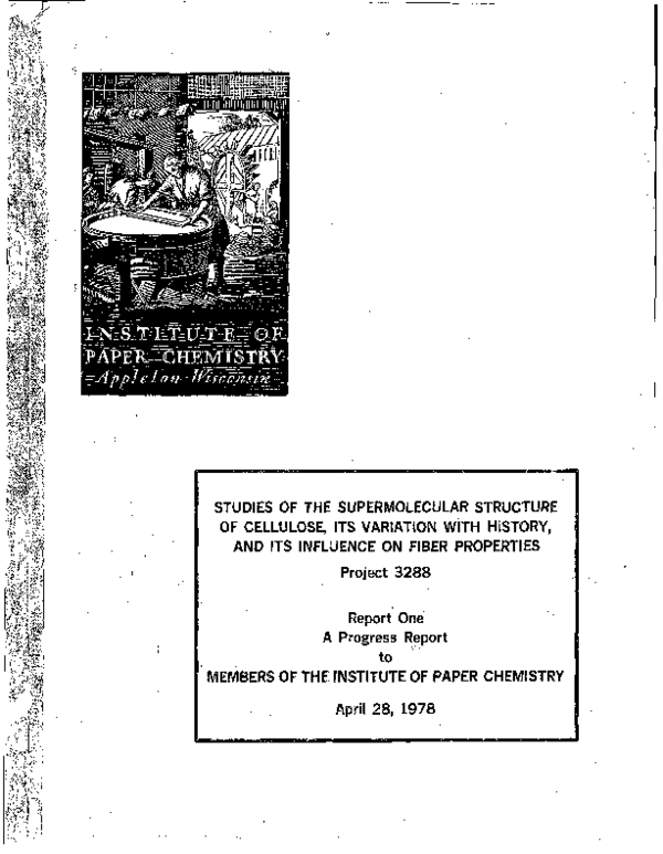 (PDF) Studies of the supermolecular structure of cellulose, its ...