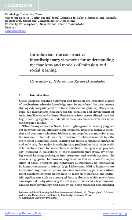 (PDF) Introduction: the constructive interdisciplinary viewpoint for ...