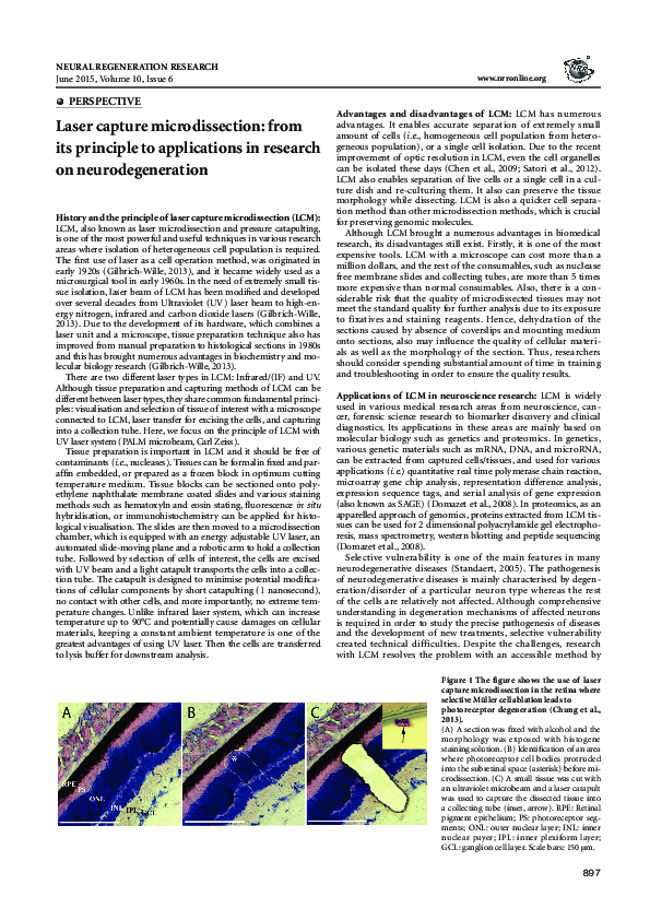 (PDF) Laser capture microdissection: from its principle to applications ...