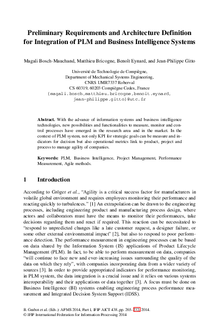 (PDF) Preliminary Requirements and Architecture Definition for ...