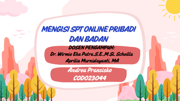 (PDF) Merah Muda & Biru Minimalis Lucu Presentasi Tugas Sekolah | andre ...
