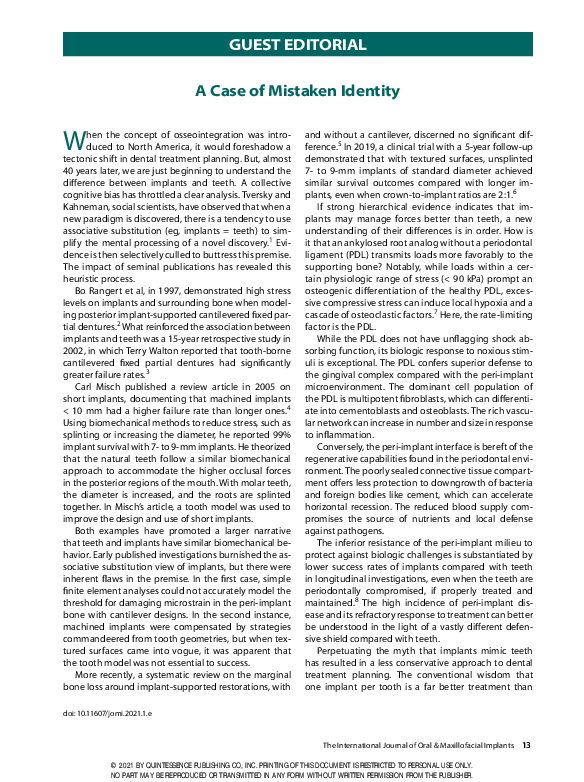 (PDF) A case of mistaken identity