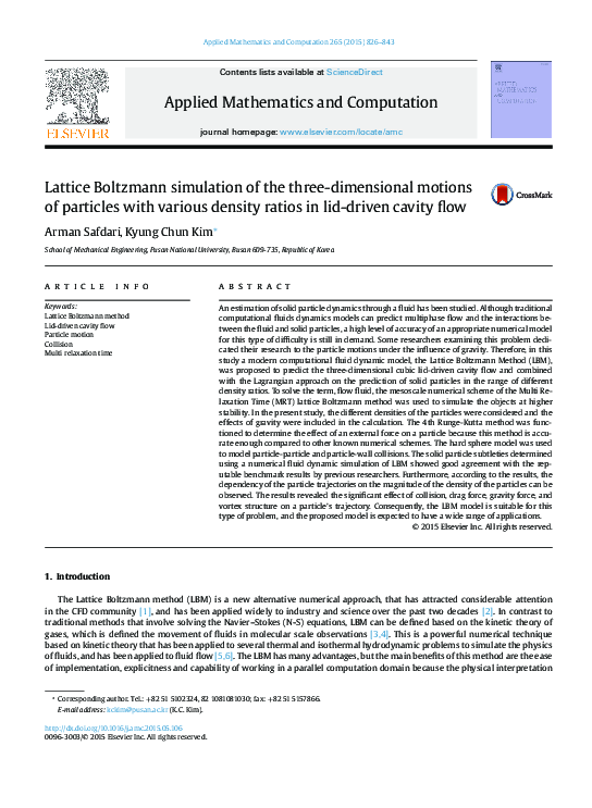 Pdf Lattice Boltzmann Simulation Of The Three Dimensional Natural Convection With A Regularly