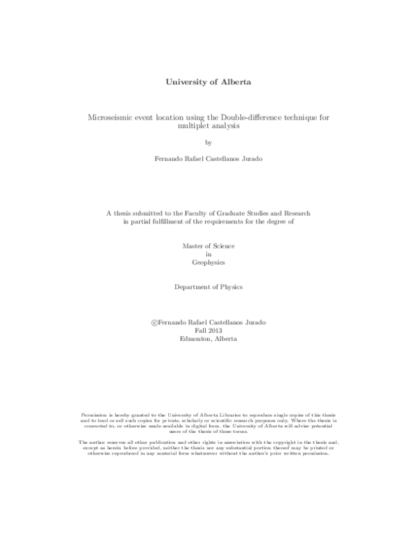 Pdf Microseismic Event Location Using The Double Difference Technique For Multiplet Analysis