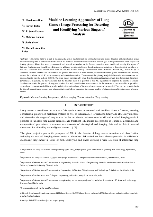 (PDF) Machine Learning Approaches of Lung Cancer Image Processing for Detecting and Identifying ...