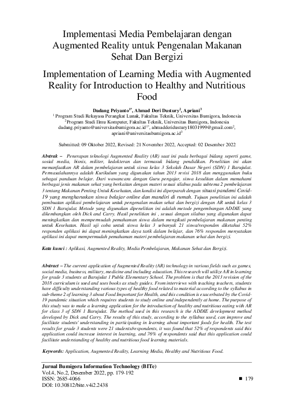 (PDF) Implementasi Media Pembelajaran dengan Augmented Reality untuk ...