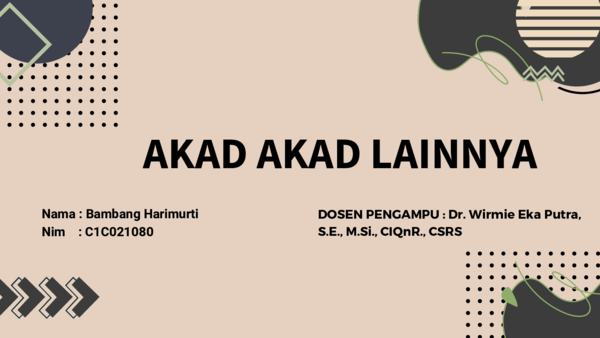 (PDF) PPT AKAD AKAD LAINNYA