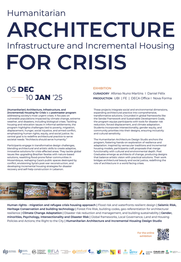 (PDF) Poster - Exhibition: Architecture For Crisis, 04 December 2024 ...