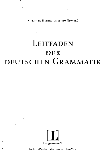 (PDF) Leitfaden der deutschen Grammatik