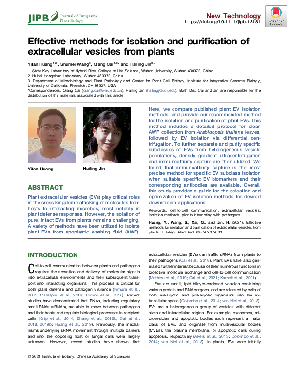 (PDF) Effective methods for isolation and purification of extracellular ...