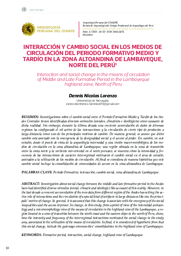 (PDF) Interacción y cambio social en los medios de circulación del ...
