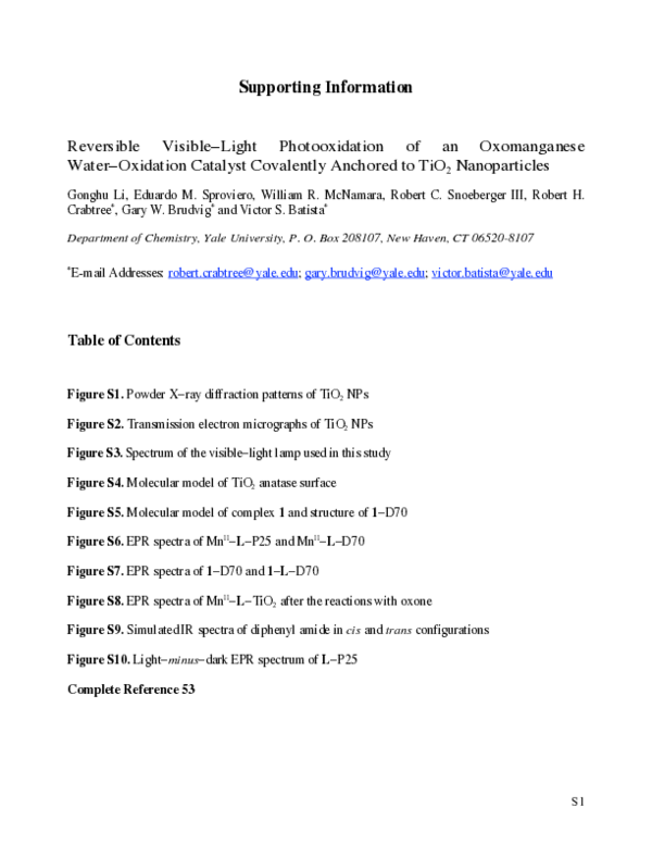 (PDF) Reversible Visible-Light Photooxidation of an Oxomanganese Water ...