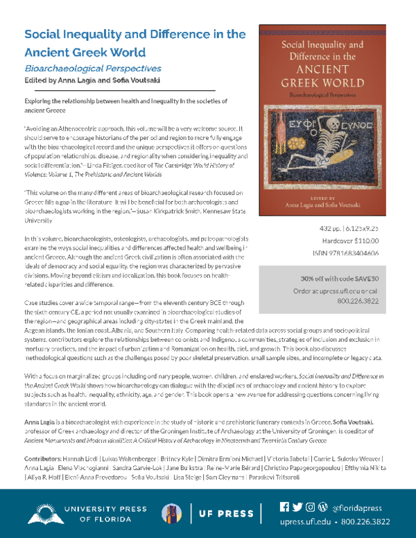 (PDF) (2024) Social Inequality and Difference in the Ancient Greek ...