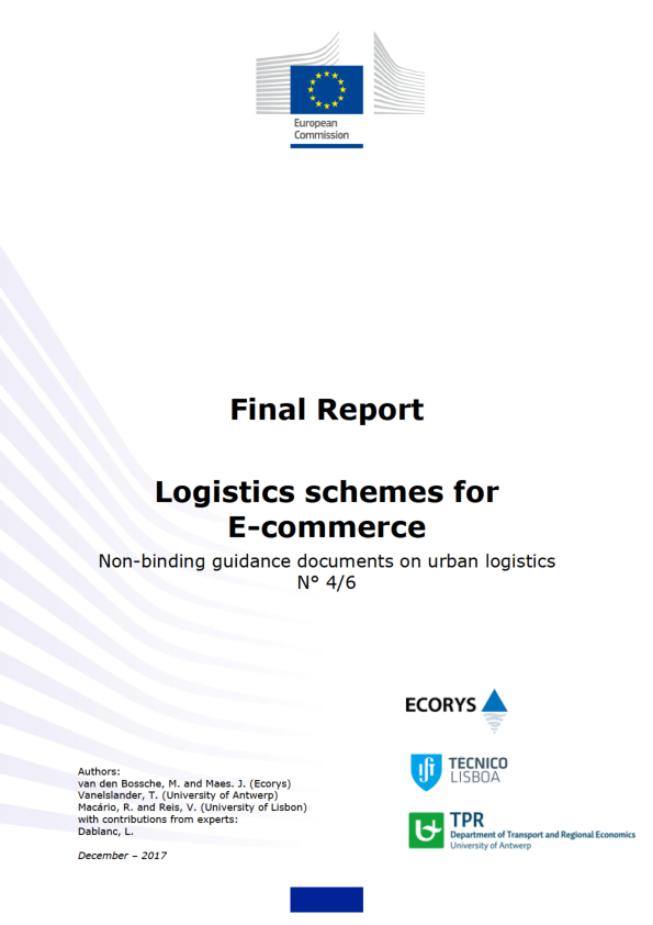 (PDF) Logistics schemes for E-commerce