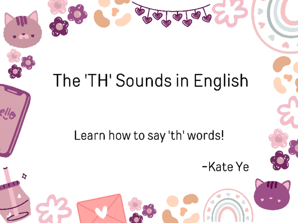 (PDF) TH Sounds ESL PPT - Phonetics