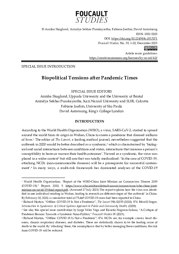 (PDF) Special Issue Introduction