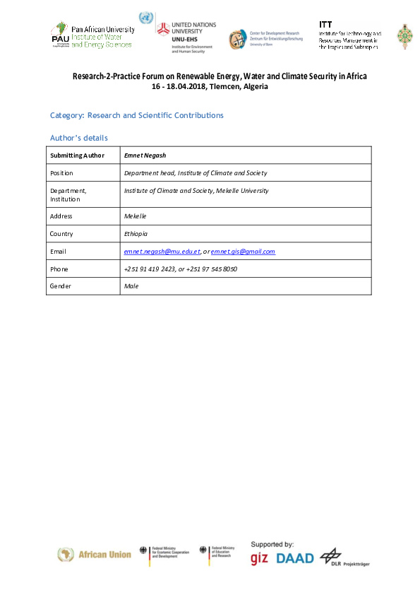 (PDF) Climate and Land-Cover Change in Dryland-Catchments, and Their ...
