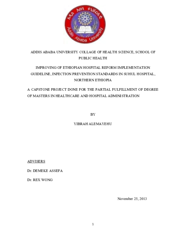 (PDF) Improving of Ethiopian Hospital Reform Implementation Guideline ...