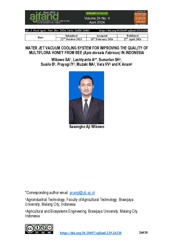 (PDF) Water jet vacuum cooling system for improving the quality of ...