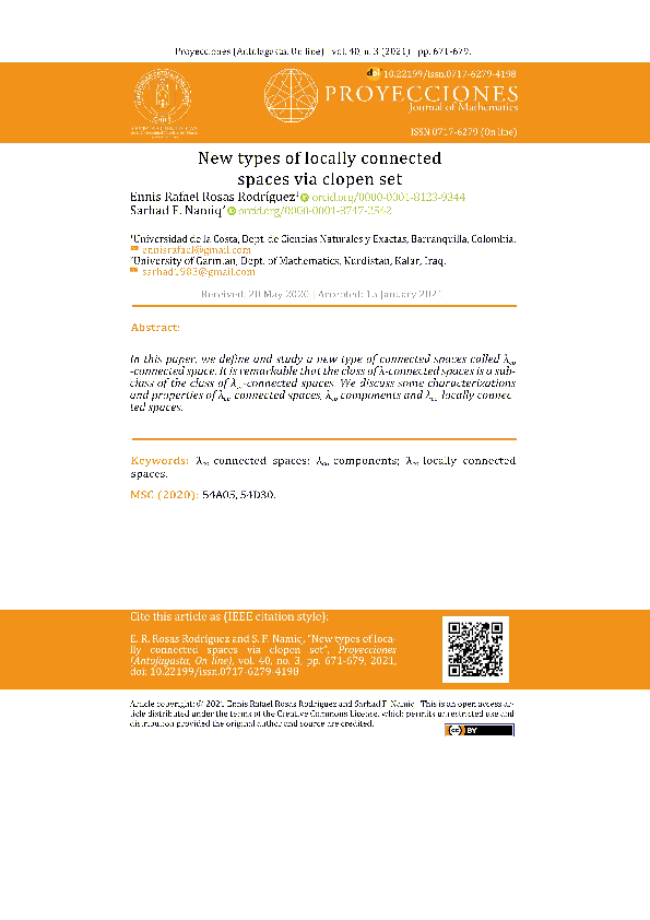 (PDF) New types of locally connected spaces via clopen set