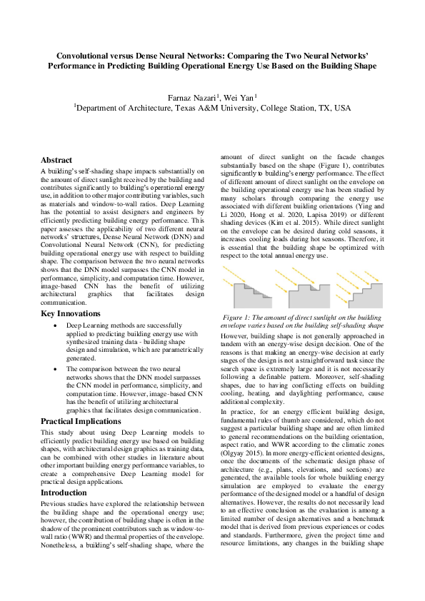 (PDF) Convolutional versus dense neural networks: comparing the two neural networks’ performance ...