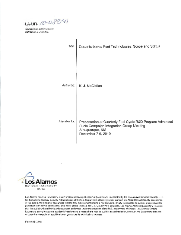 (PDF) Ceramic-based fuel technologies: scope and status | Kenneth ...