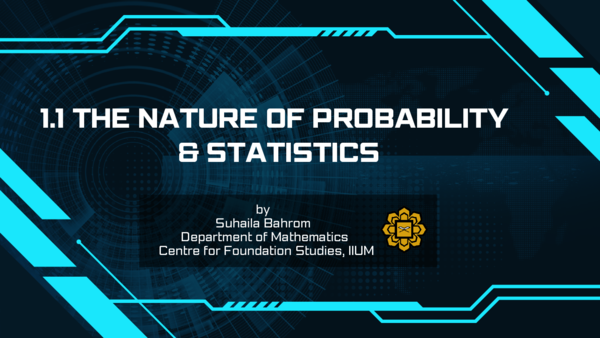 (PDF) 1.1 The Nature of Probability and Statistics