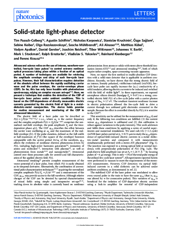 (PDF) Solid-state light-phase detector