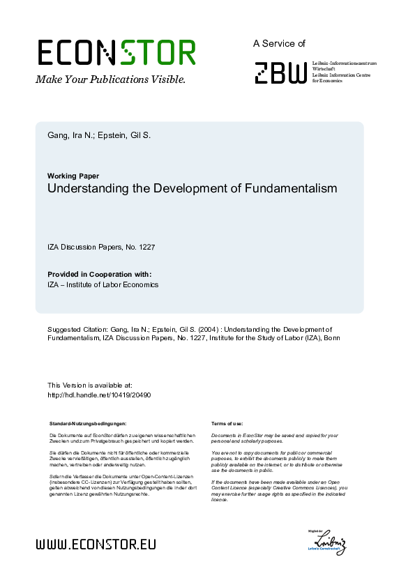 (PDF) Understanding Development