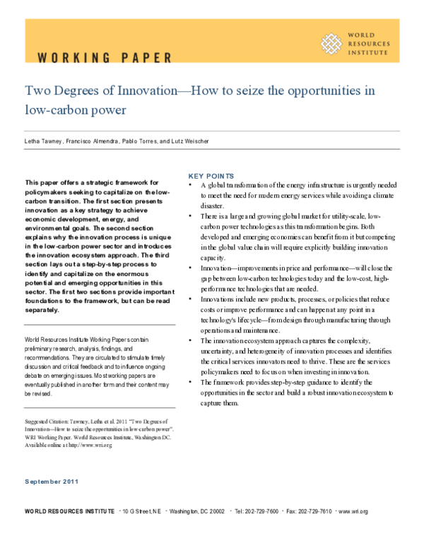 (PDF) Two Degrees of Innovation