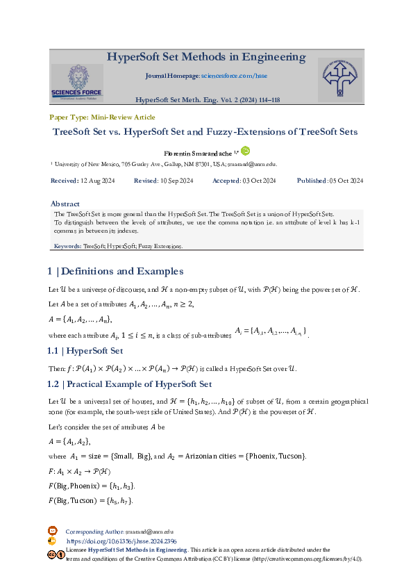 (PDF) HyperSoft Set Methods in Engineering