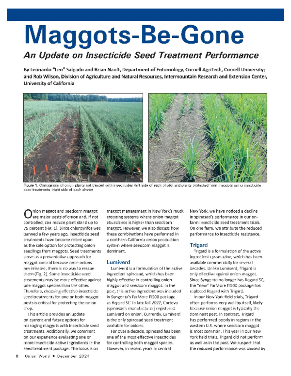 (PDF) Maggots-Be-Gone: An Update on Insecticide Seed Treatment ...
