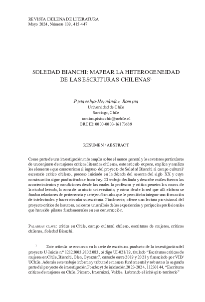 (PDF) SOLEDAD BIANCHI: MAPEAR LA HETEROGENEIDAD DE LAS ESCRITURAS ...
